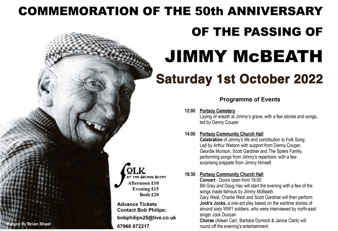 Folk at the Salmon Bothy Remember Jimmy McBeath - TMSA